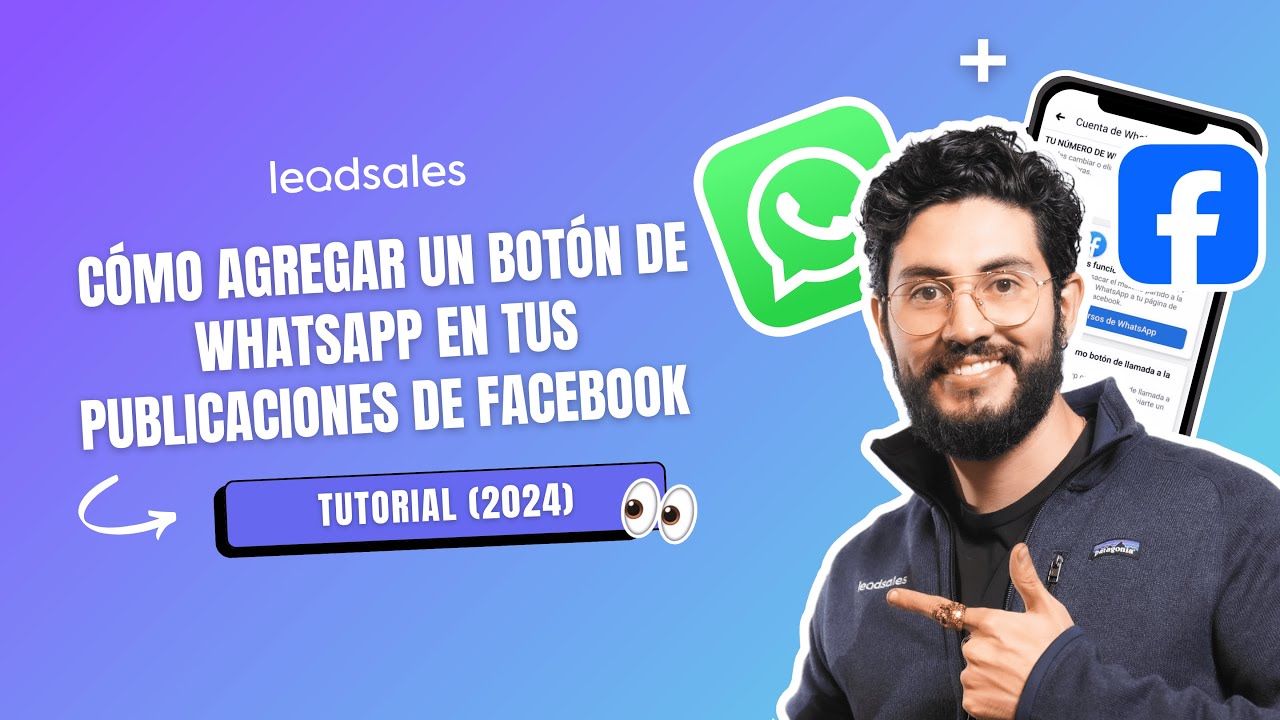 Tutorial (2024) | Cómo poner botón de WhatsApp en publicación de Facebook📲