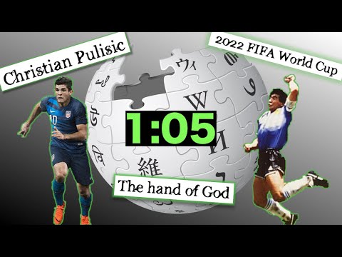 HOW FAST CAN WE FIND CHRISTIAN PULISIC?! - Soccer Themed Wikipedia Speedrun