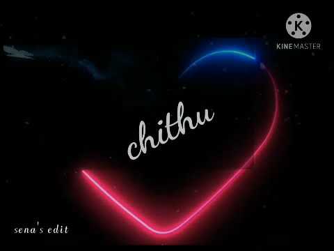 Uyirae Uyirae song bgm💗 chitra name status💗 chitra letters love💗neon heart💗 trending 💗miss u chithu