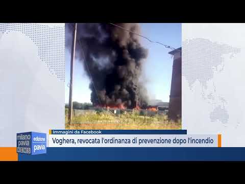 Voghera, revocata l'ordinanza di prevenzione dopo l'incendio al centro di raccolta rifiuti di Asm