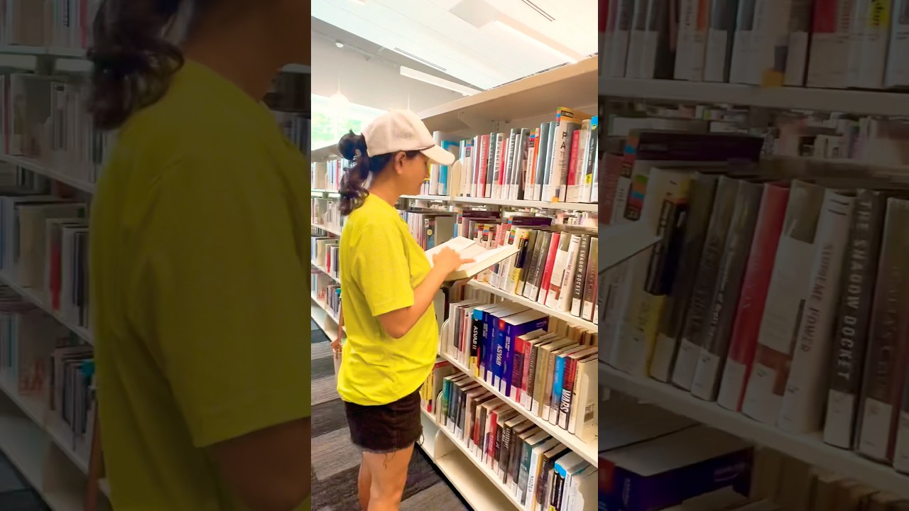 Why Public Libraries in the USA Are So Amazing #library #lifeinusa #minivlog