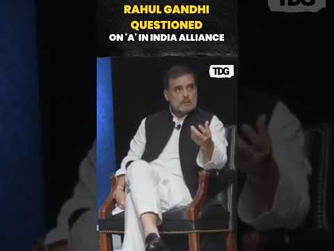 #watch | Rahul Gandhi Clarifies INDIA Alliance Full Form During US Speech #viral #shorts