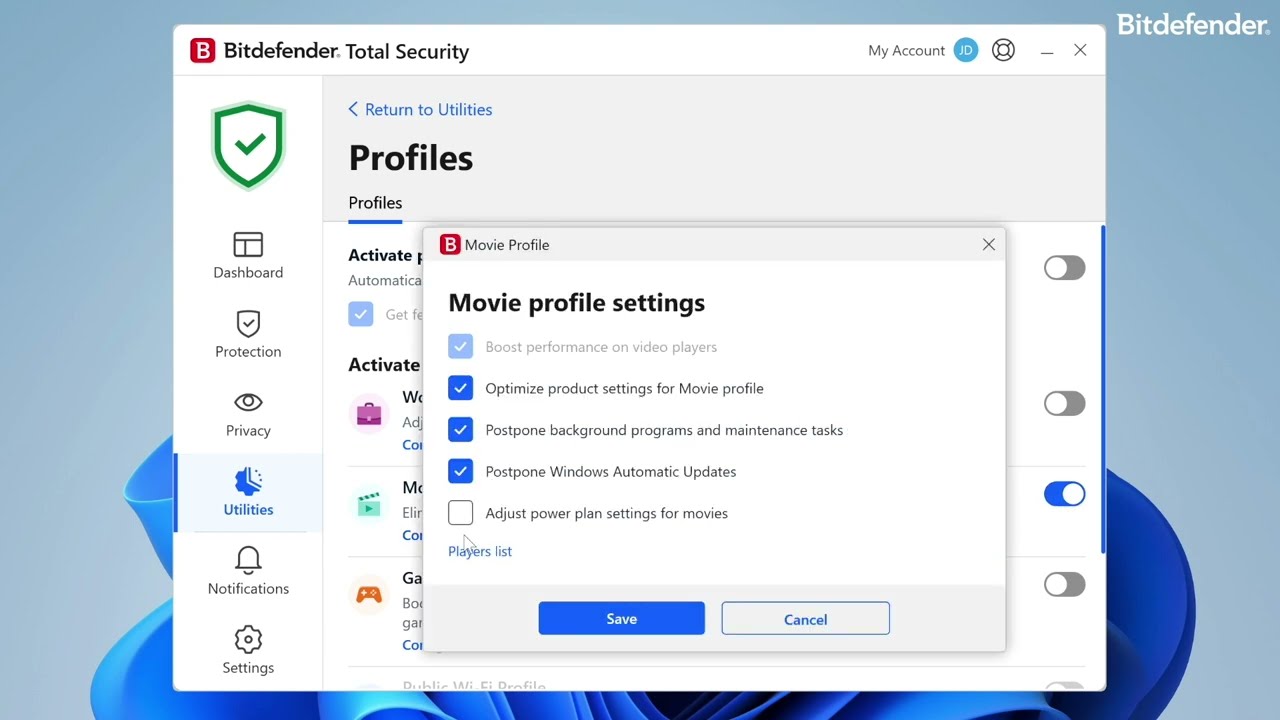 Bitdefender Profiles: Optimize Your PC for Work, Movies, or Gaming