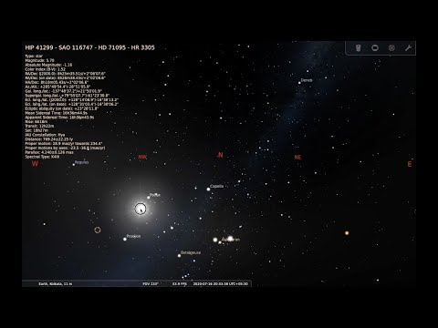 How to use Stellarium basics