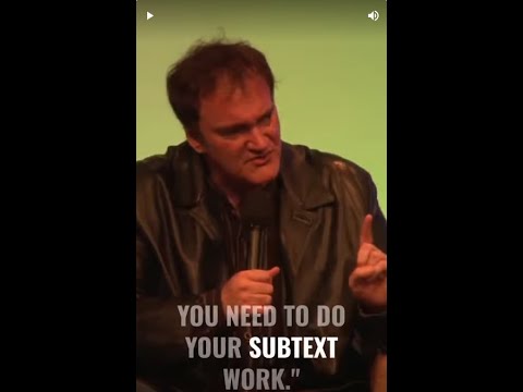 How Quentin Tarantino first learned about SUBTEXT while making Reservoir Dogs #shorts