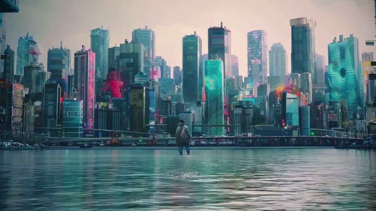 Live Wallpaper Ghost In the Shell City