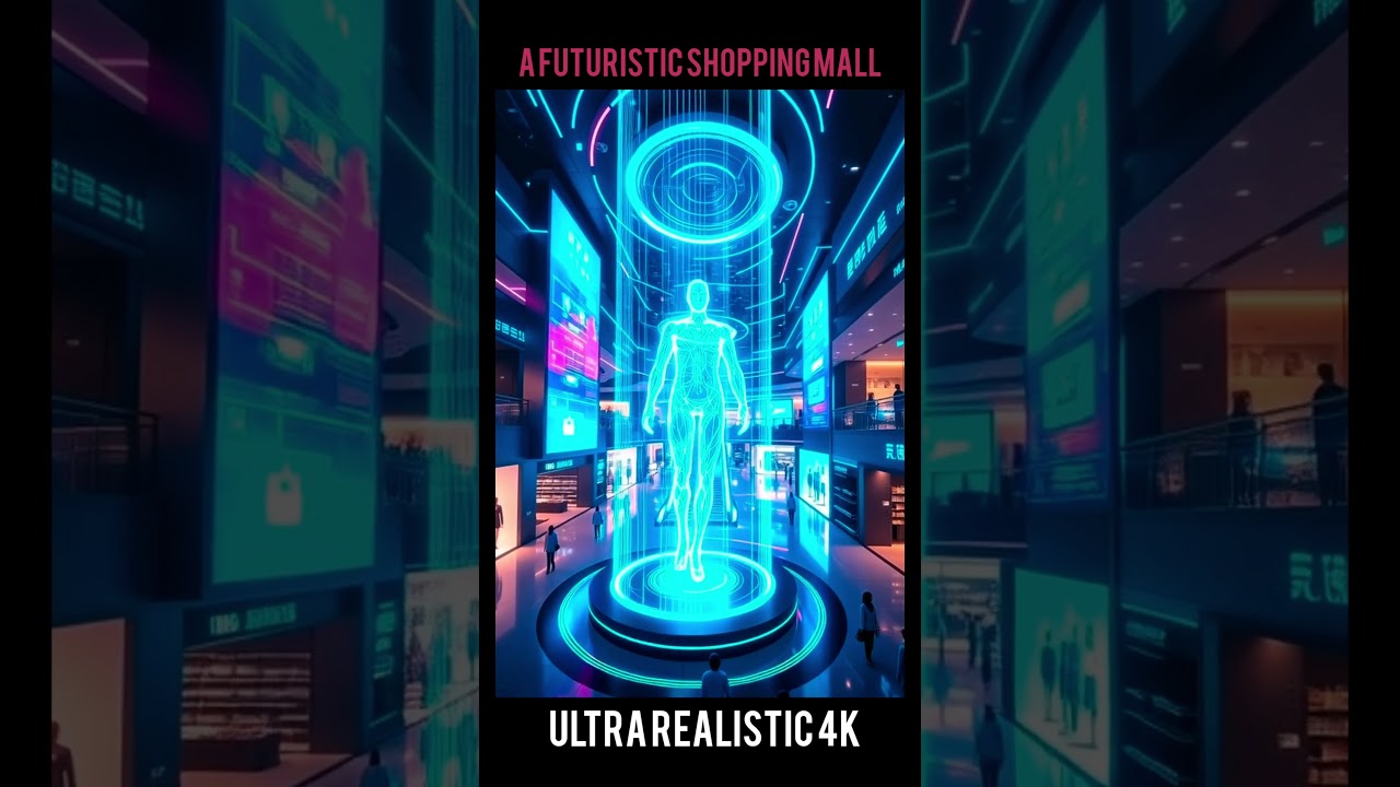 Holographic Shopping Mall | Future of Retail 2025 🛍️✨