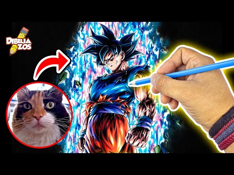 APRENDE A DIBUJAR GOKU ULTRA INSTINTO SEÑAL (Ultra) 🔥 [A DETALLE] | MI GATA NO ME DEJA 😫