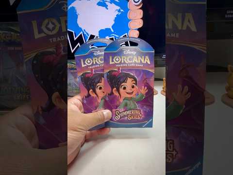 Lorcana Shimmering Skies 2 Packs Opening #disney #lorcana #tradingcard