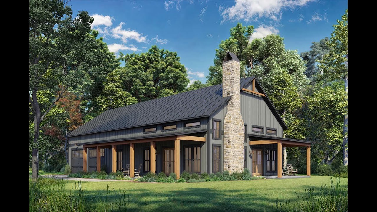 Spacious Barn House Plan | 1,800 sq ft of Barndo Living | Plan 041-00393