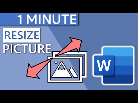 Resize Picture in Word Document (in 1 MINUTE | 2020)