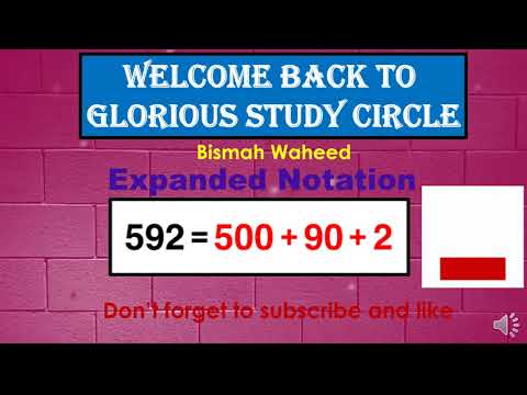 Expanded form in urdu | Expanded notation | Expanded Notation of a number | 5th grade expanded form