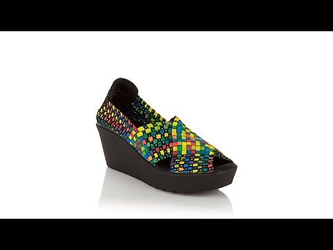 Steven by Steve Madden "Braavo" Woven Stretch Wedge