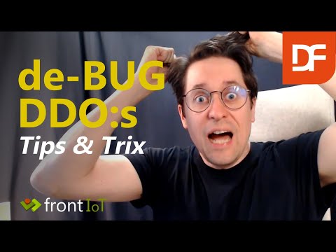 de-BUG DDOs using the "Watch" feature