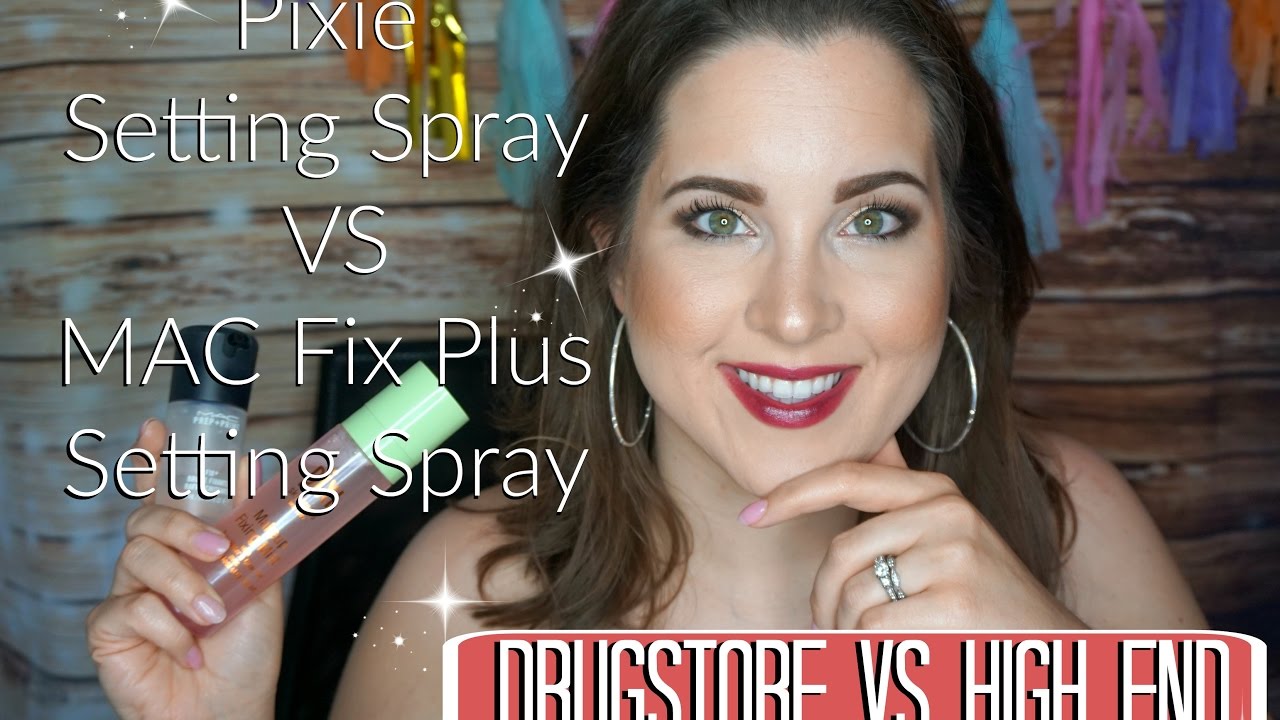 Mac Fix Plus VS Pixie By Petra Makeup Fixing Mist!  😝 Game on!! 💪