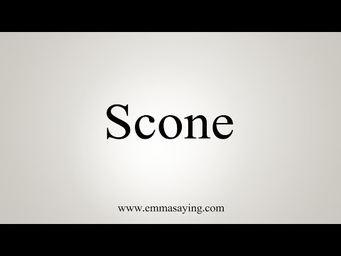 How To Say Scone
