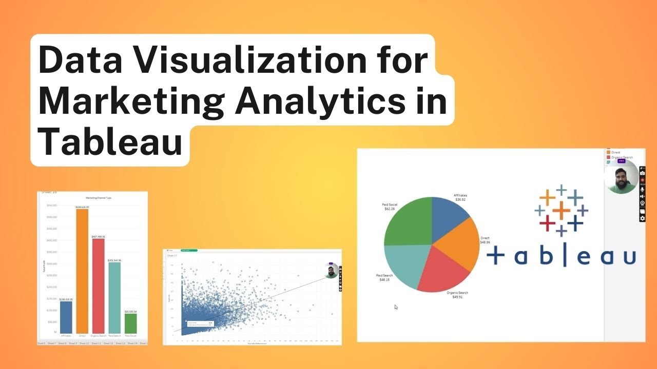 Data Visualization for Marketing Analytics in Tableau | Bar Chart, Histogram, Scatter Plot