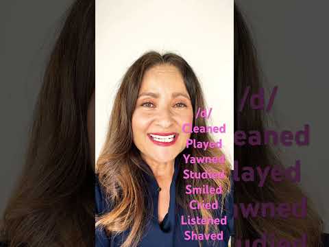 Past regular verbs ending in Ed pronounced as /d/