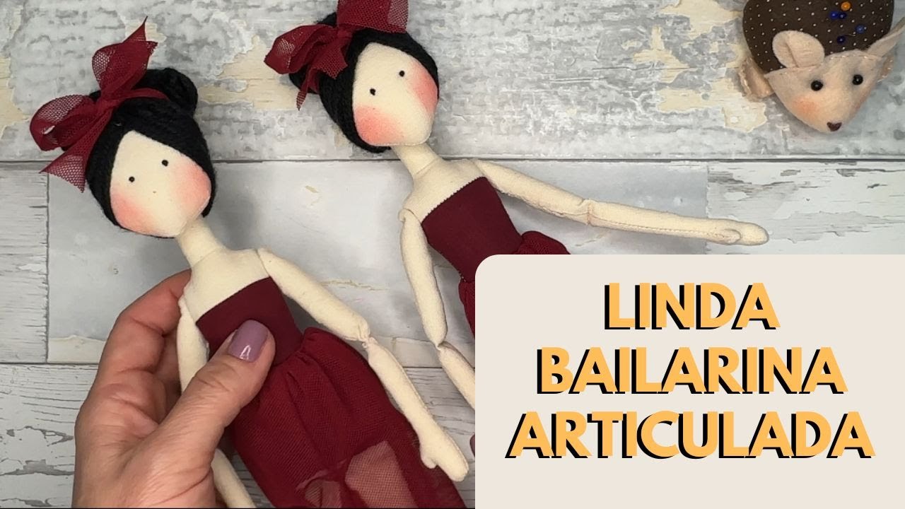 Tutorial: Tilda-Style Articulated Ballerina Doll | Step-by-Step with Patterns