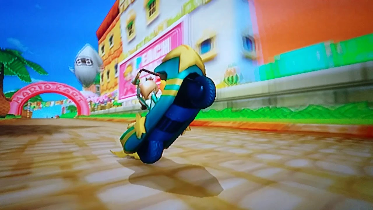 Mario Kart Wii Pro Replay on GCN Peach Beach
