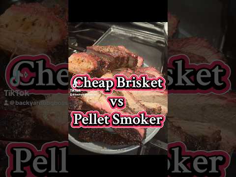 Cheap Brisket vs Pellet Smoker #grilltime #brisket #pitboss