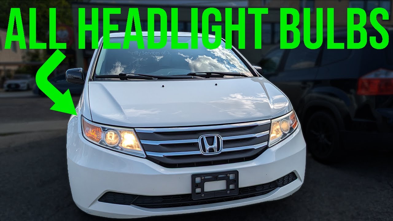 How to Replace Headlight Bulbs - Honda Odyssey (2011-2017)