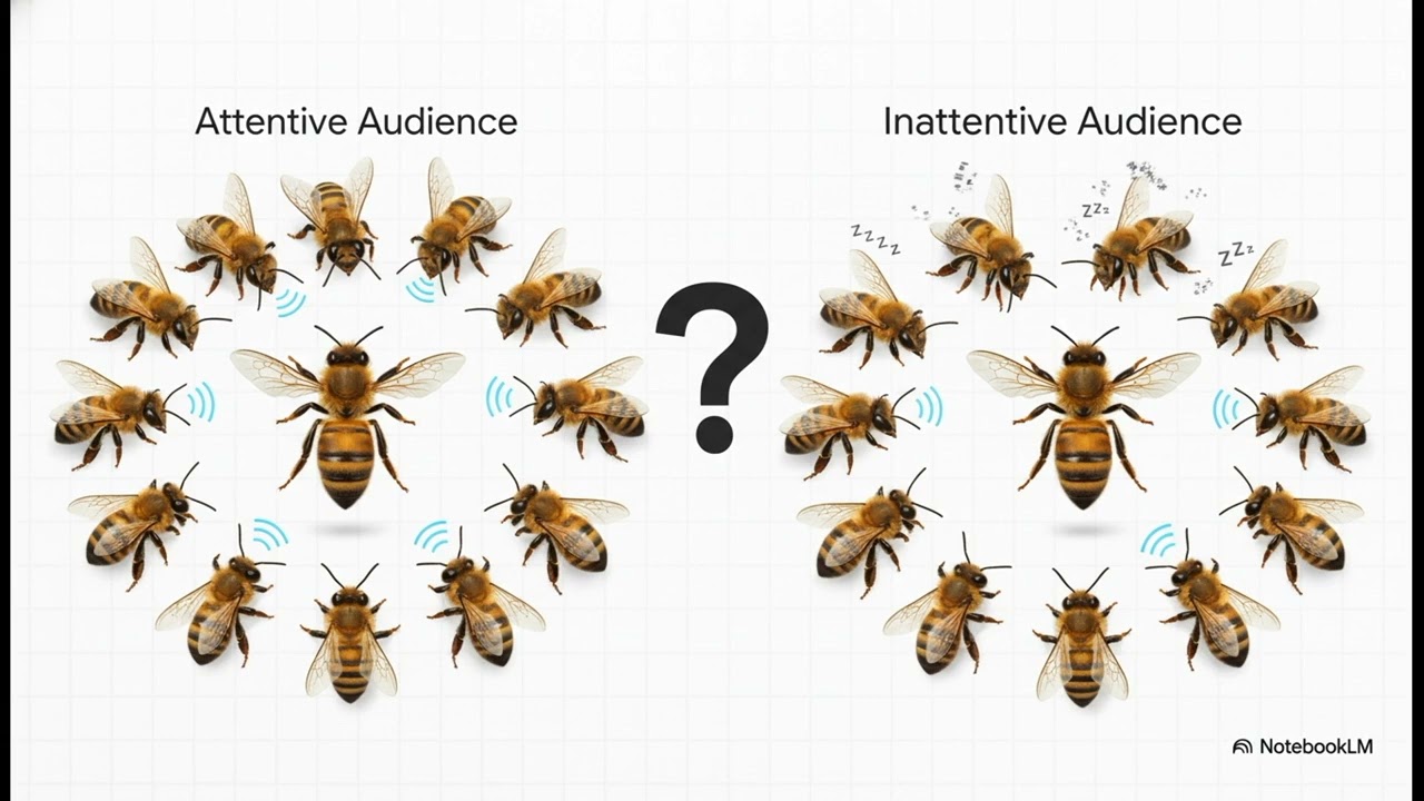 Explaining the audience effect in dancing bees