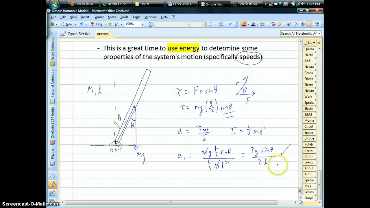 Rotations with NON-Constant Acceleration
