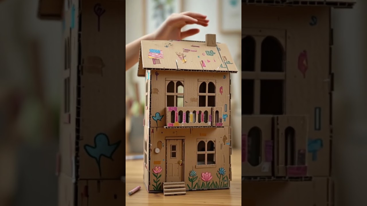 We Built a House from Cardboard with AI! 🤯📦