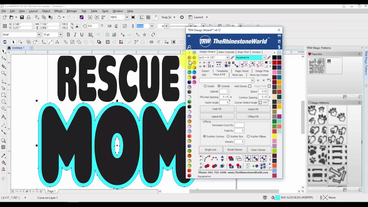 Using Magic Patterns in the TRW Design Wizard 4.0