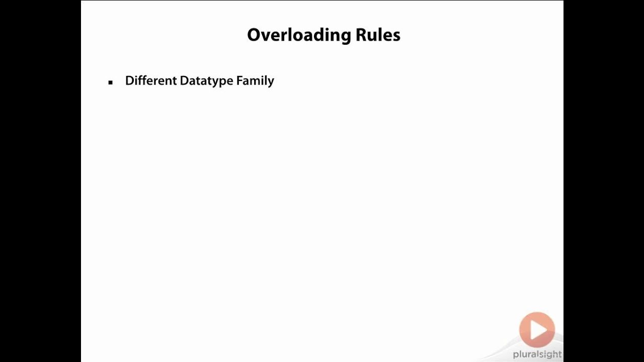 07 07 Overloading Subprograms