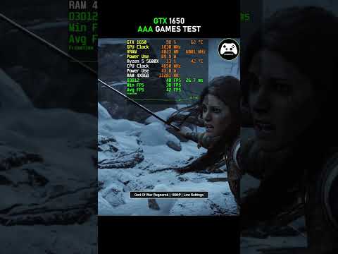 Nvidia GTX 1650 AAA Games Test