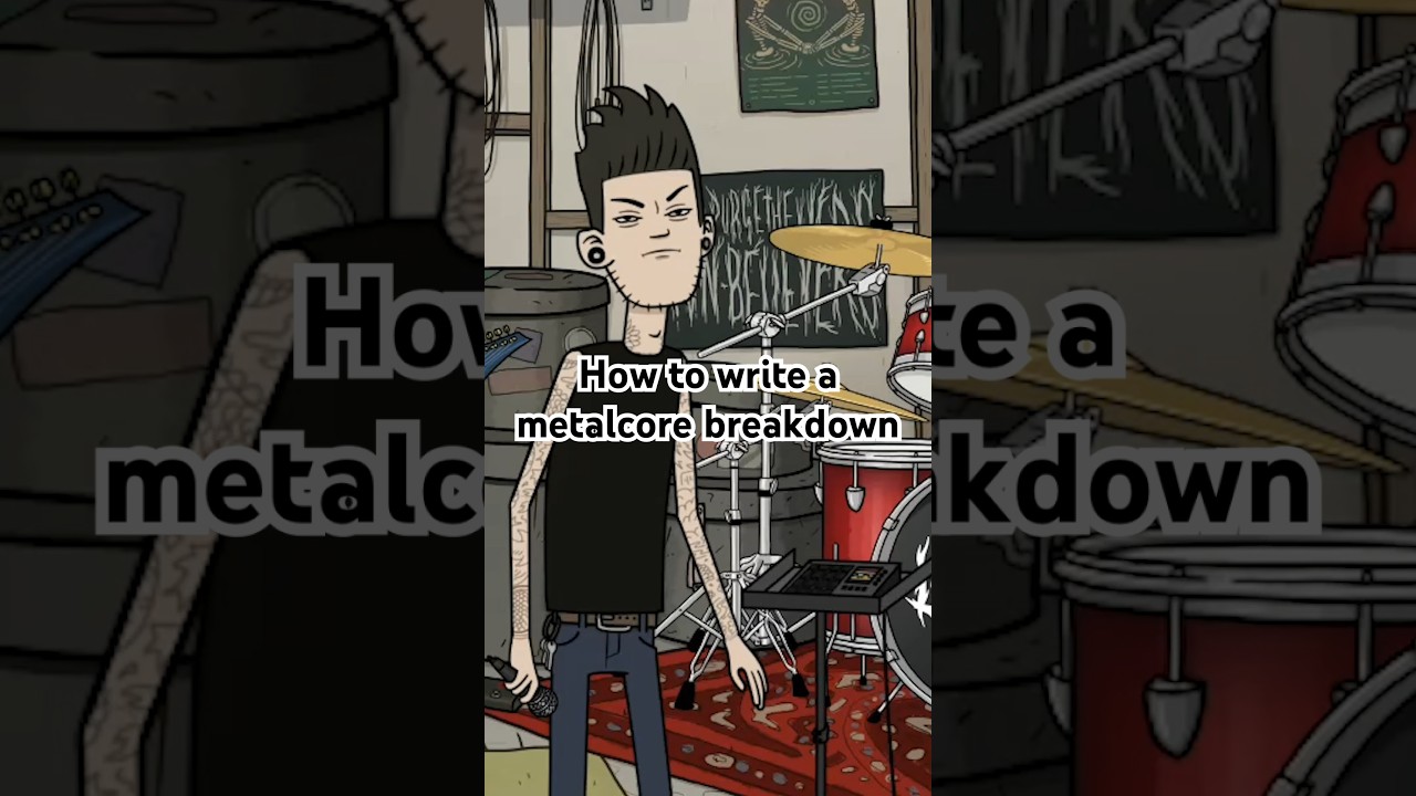 Breakdowns made easy with this step by step guide. #metalmusician #metal #metalmusic #metalartist