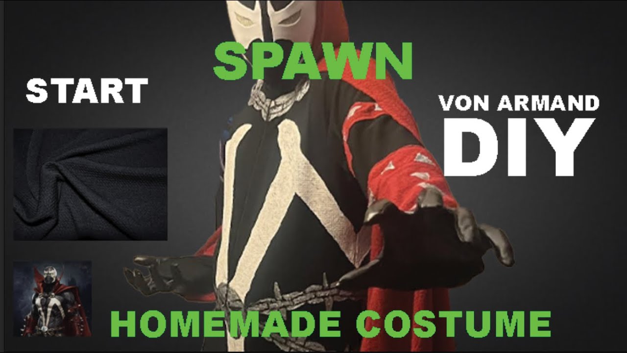 (DIY)How to make a Spawn Costume.