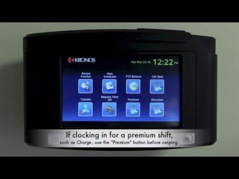 Kronos Intouch 9100 User Manual