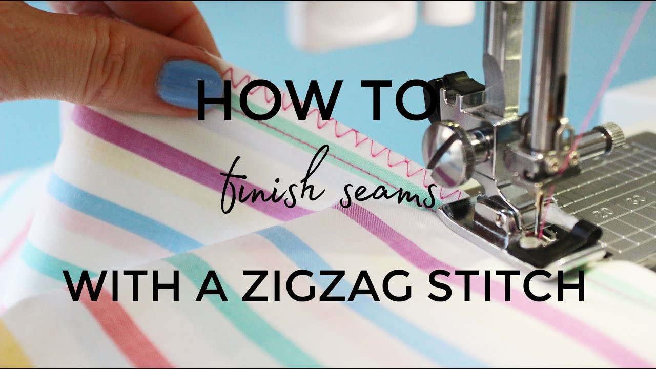 How to Finish Seams with a Zigzag Stitch