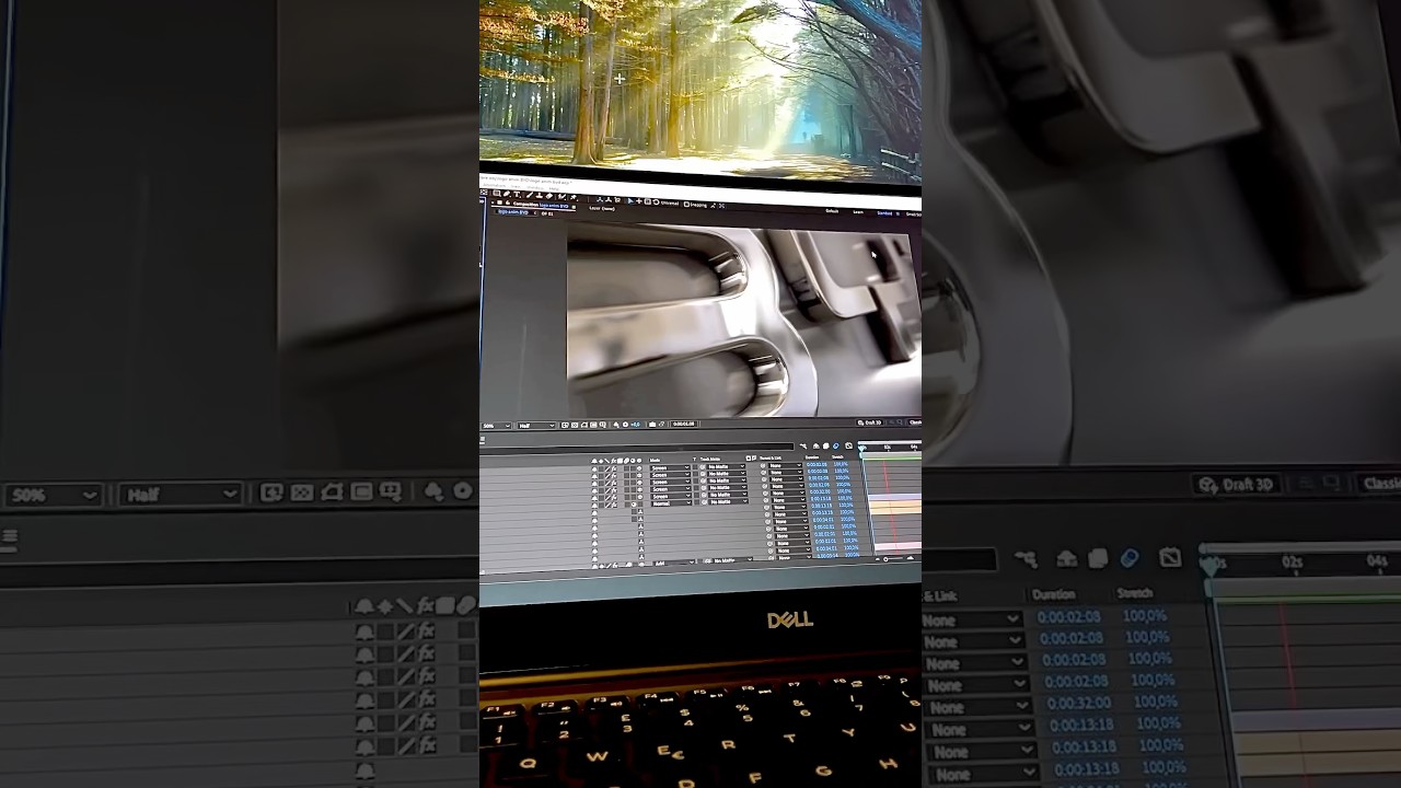 3D BYD Logo Animation Created in After Effects #motiongraphics