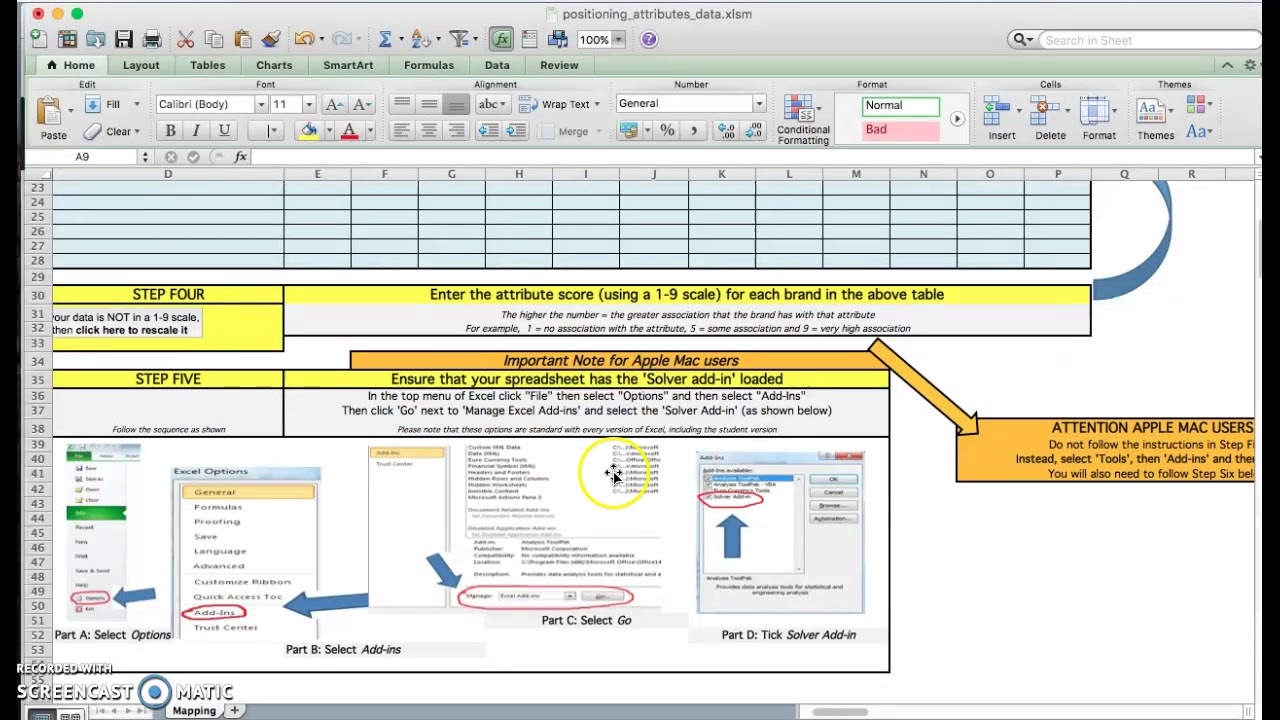 Multi-Attribute Perceptual Map