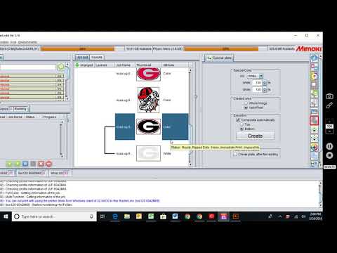 How To : RASTERLINK TUTORIAL (Thinning of the white ink) with PDS Equipment