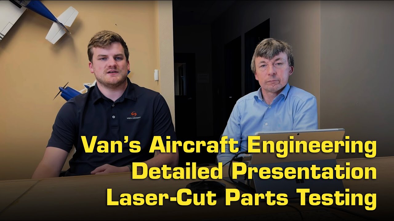 Aviation: Vans RV Aircraft - Van's Engineering Presentation - Laser Cut ...