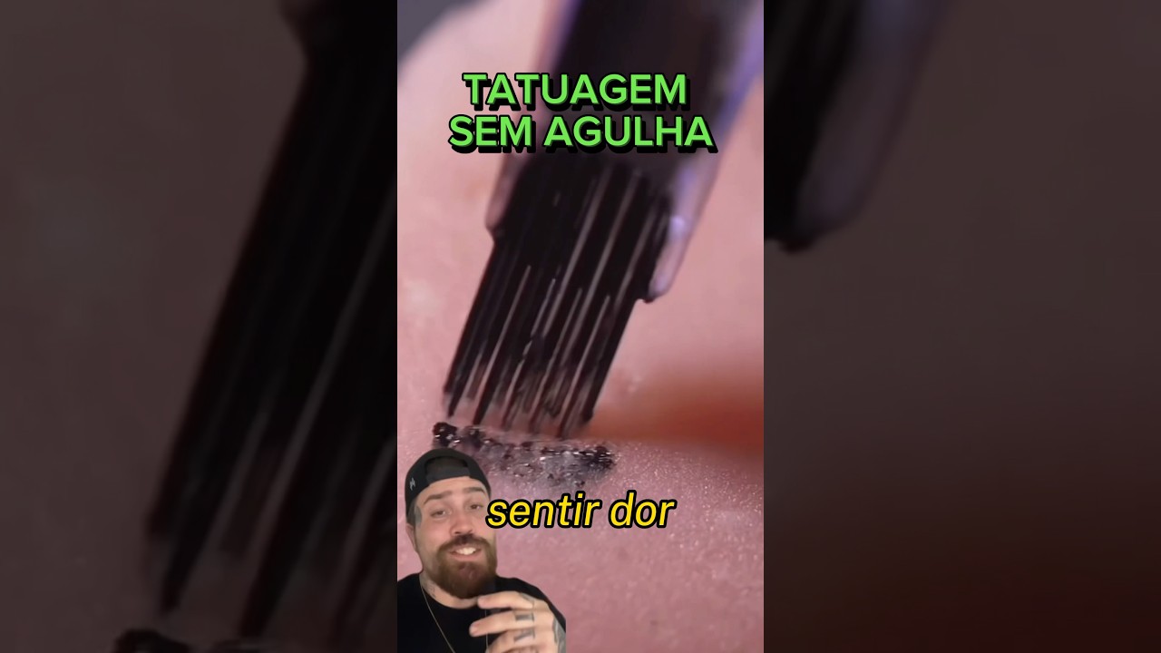 TATUAGEM SEM AGULHA😅 #tatuagem #tattoo