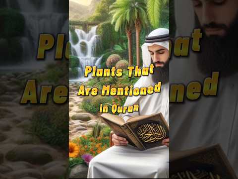 Plants that are mentioned in Quran #quran #plantsname #plantsinquran #islam