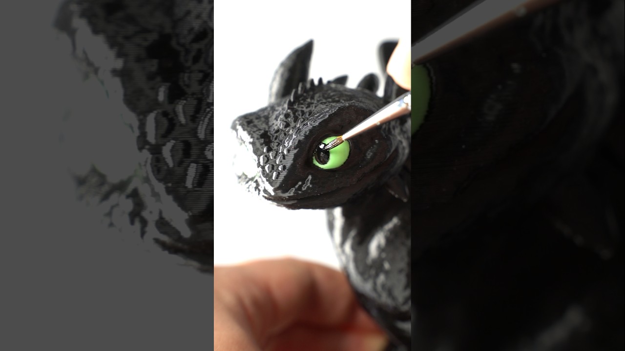 I 3D printed Toothless 투슬리스 3D프린팅하기