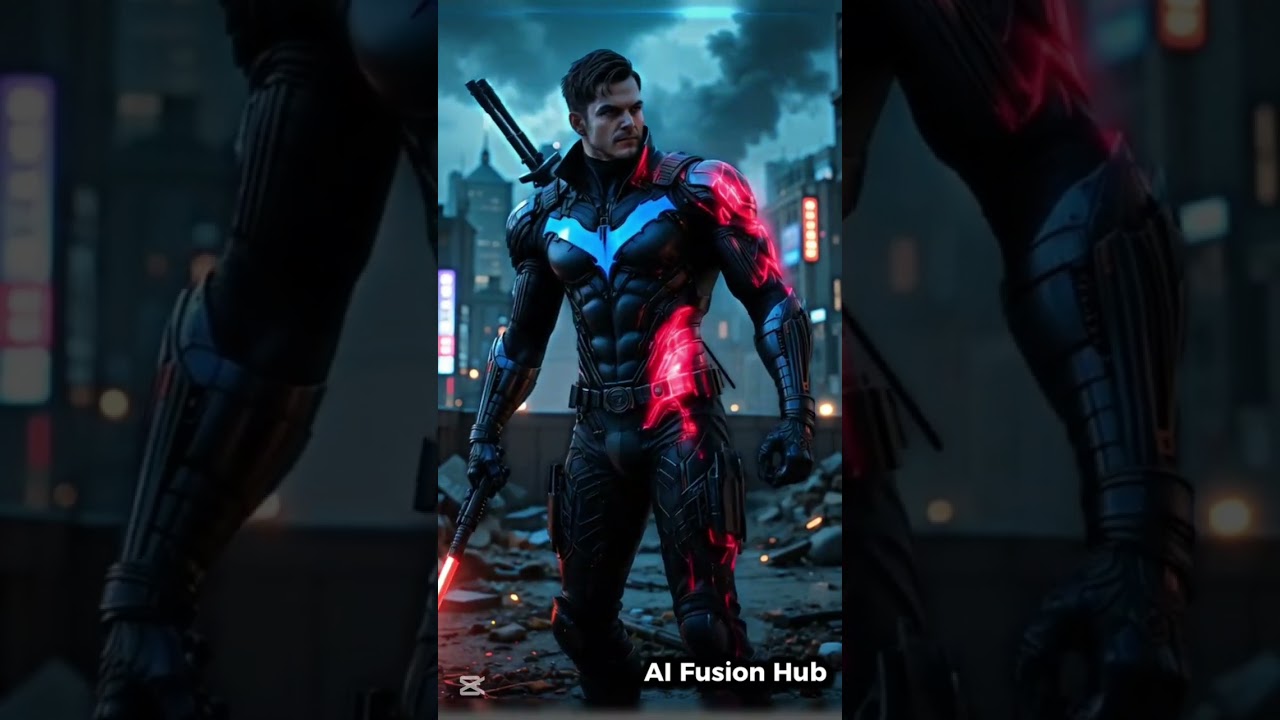 Epic AI-Generated Superheroes – Dark Knights Assemble!