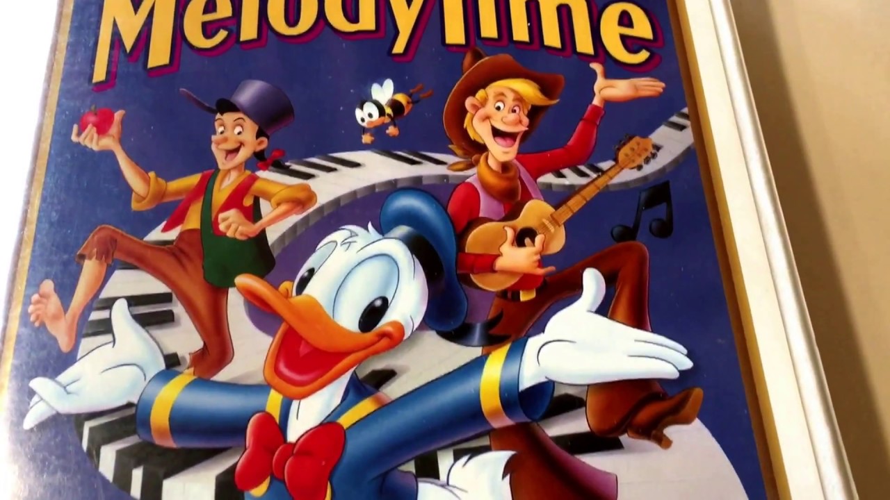 MelodyTime * Walt Disney * Animated Cartoon * VHS Movie Collection