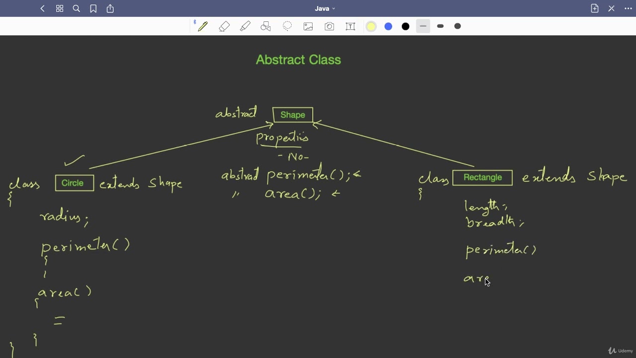 13.5 : Student Challenge — Class Shape — [Abdul Bari] Java Course