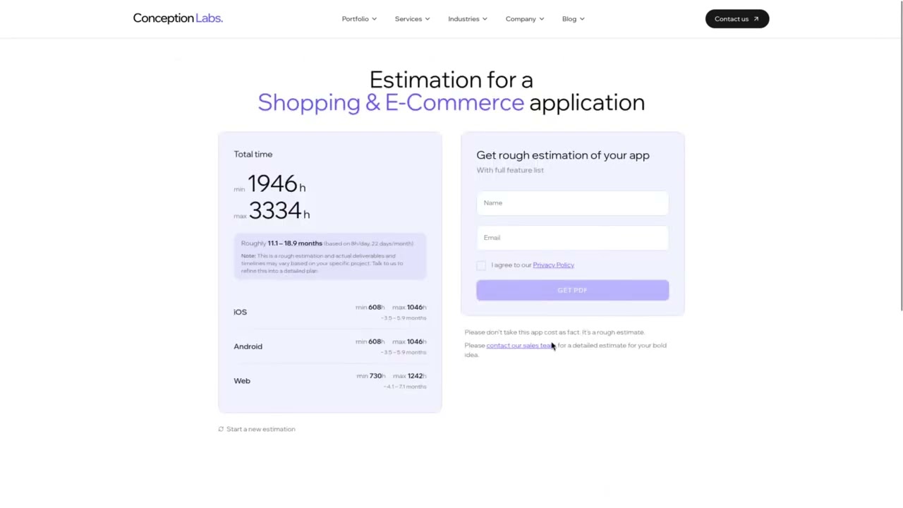 Introducing the App Cost Calculator - Conception-Labs