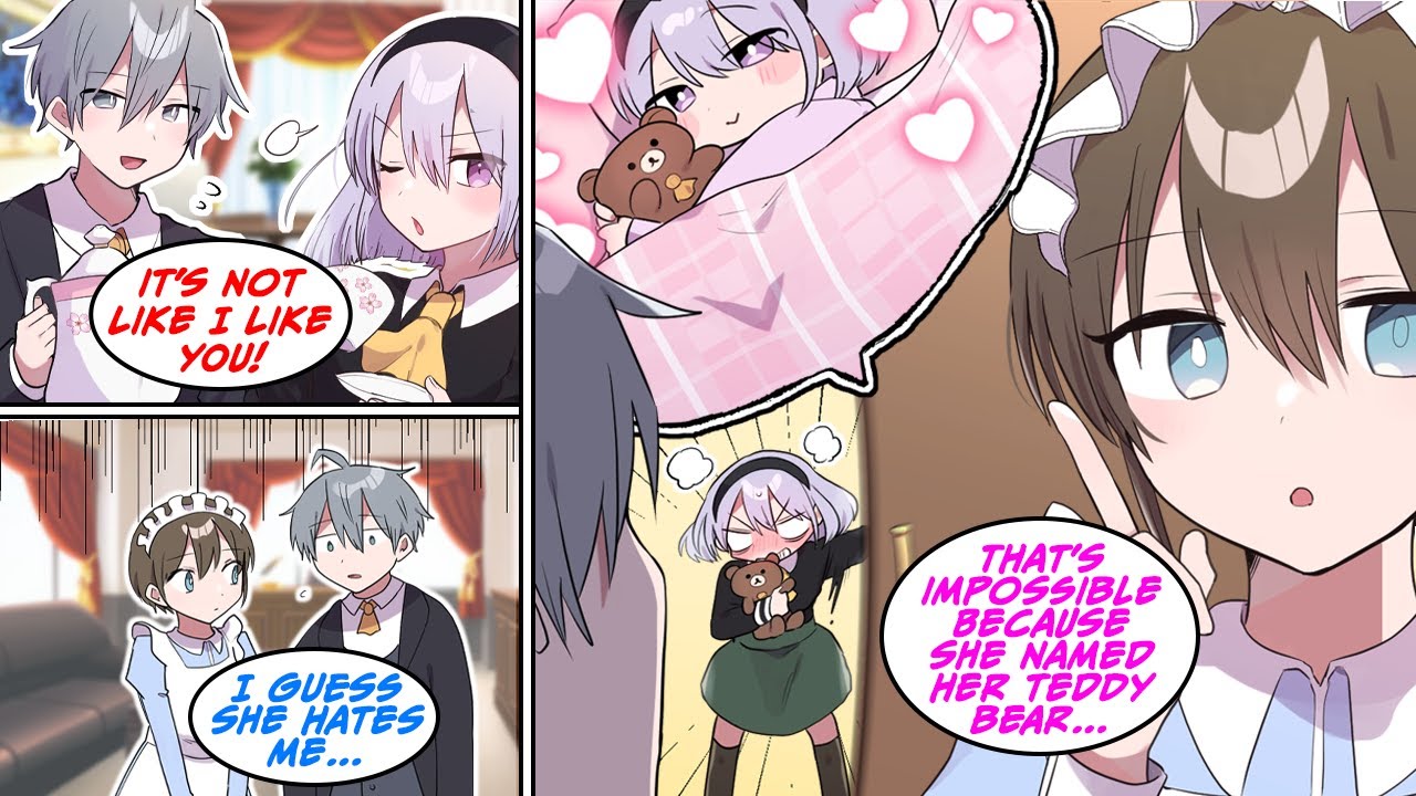 [Manga Dub] My master is cold to me, but her maid revealed to me that she had a crush on me [RomCom]