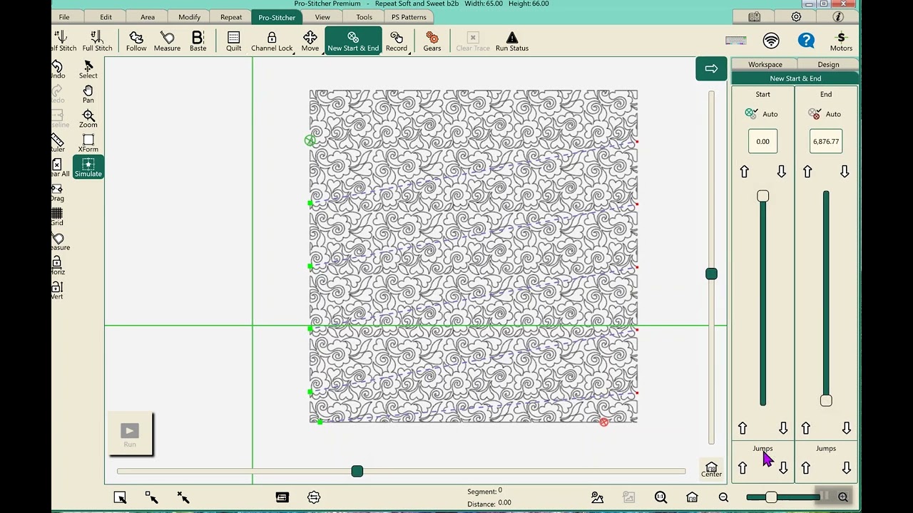 Pro-Stitcher reposition E2E