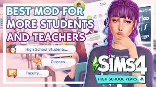Best ALL-IN-ONE Mod To Fix High School Years in The Sims 4 LINKS ...